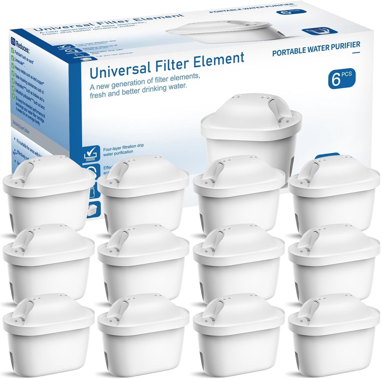 BRITA MAXTRA PRO All-in-1 Water Filter Cartridge 12 Pack (New ...