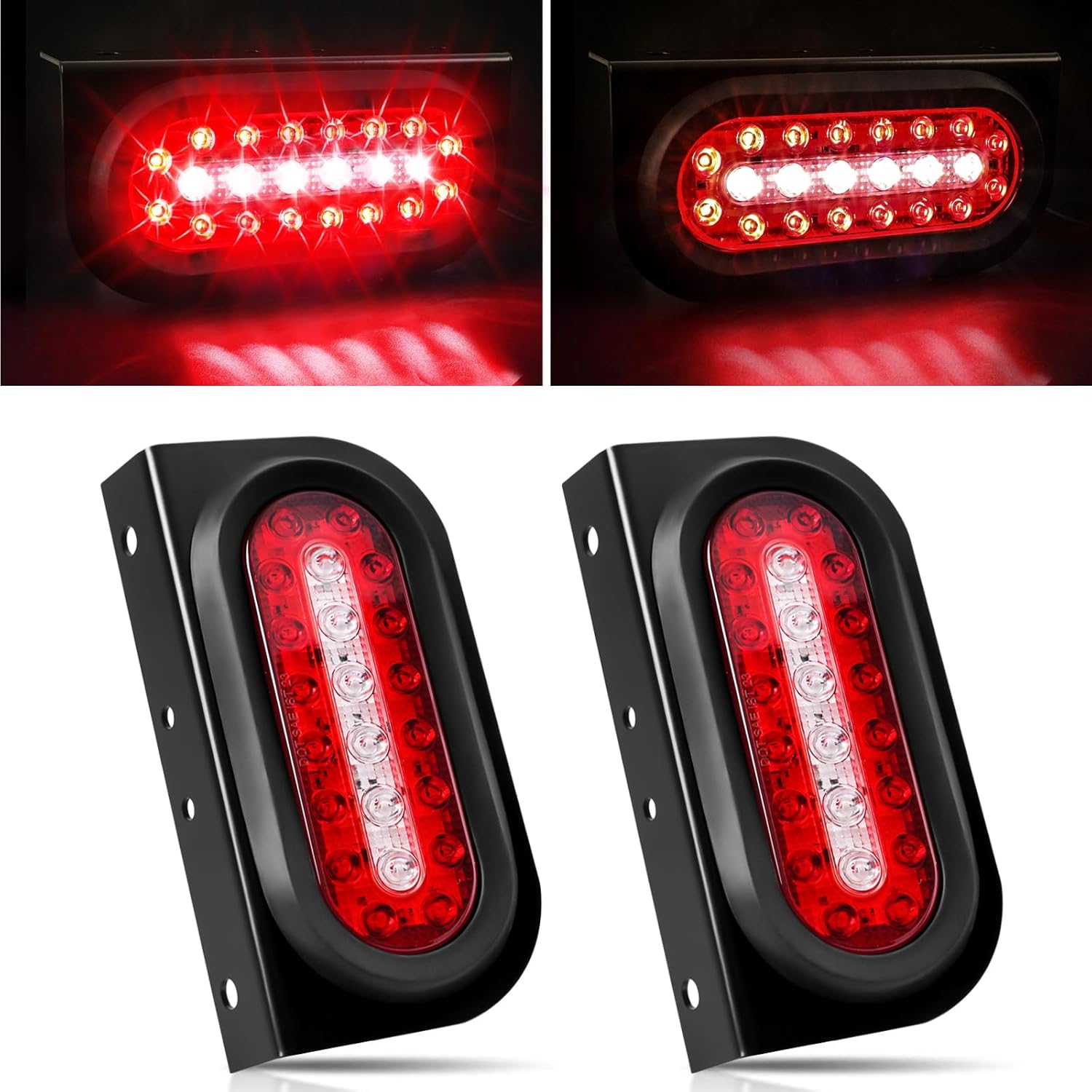 Amazon.com: LIMICAR Oval Trailer Lights, 6 Inch 22 LED Trailer Lights ...