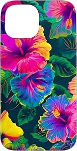 Amazon.com: iPhone 15 Hawaii Hibiscus Flowers Aloha Tropical Summer Tiki Floral Case : Cell ...