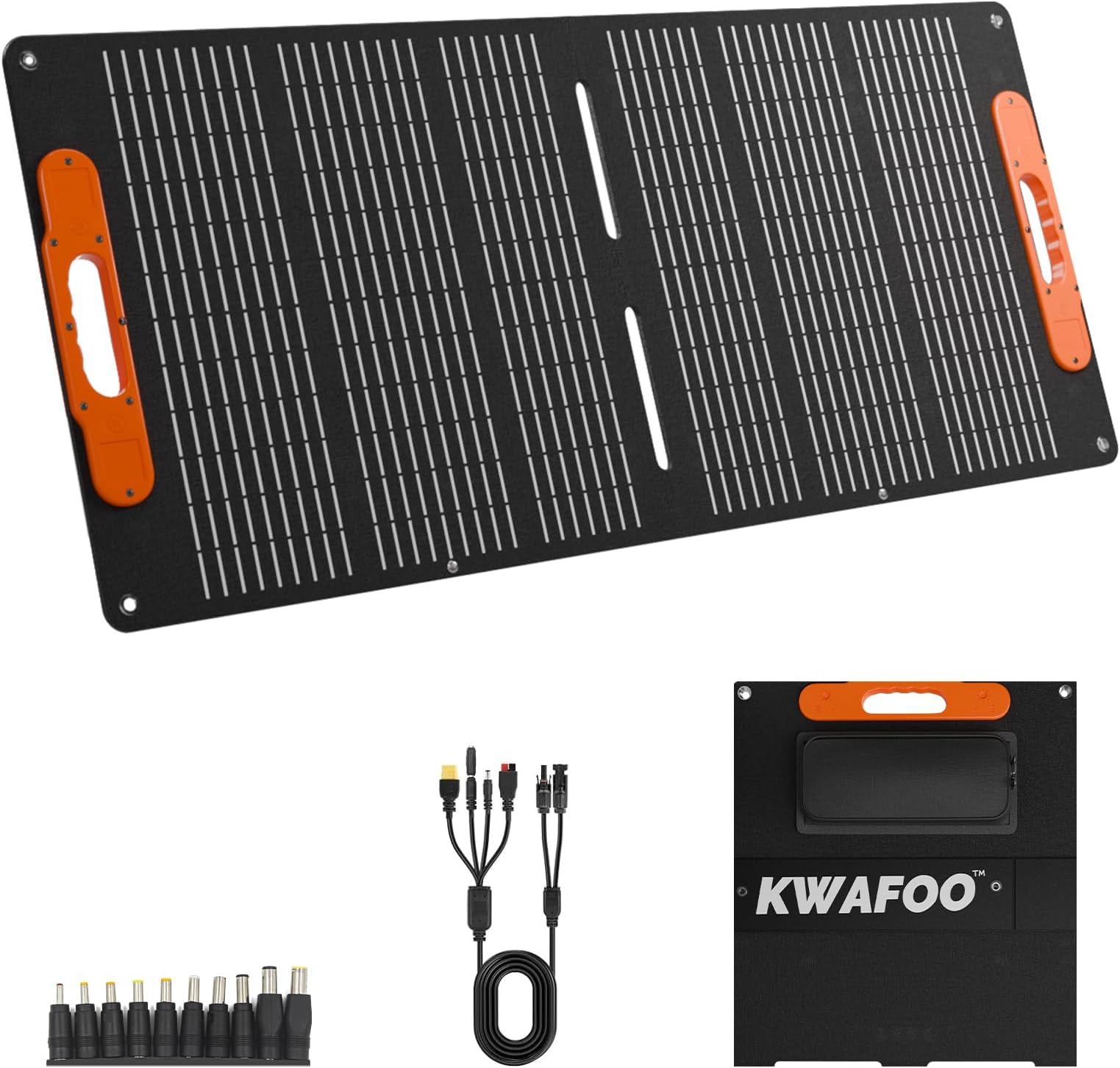 Amazon.com : 100 Watt Portable Solar Panel for Power Station, 100W 20V ...