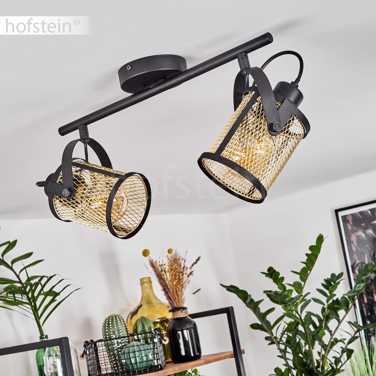 Vintage Iron Black Led Ceiling Lights Luminaria Ceiling