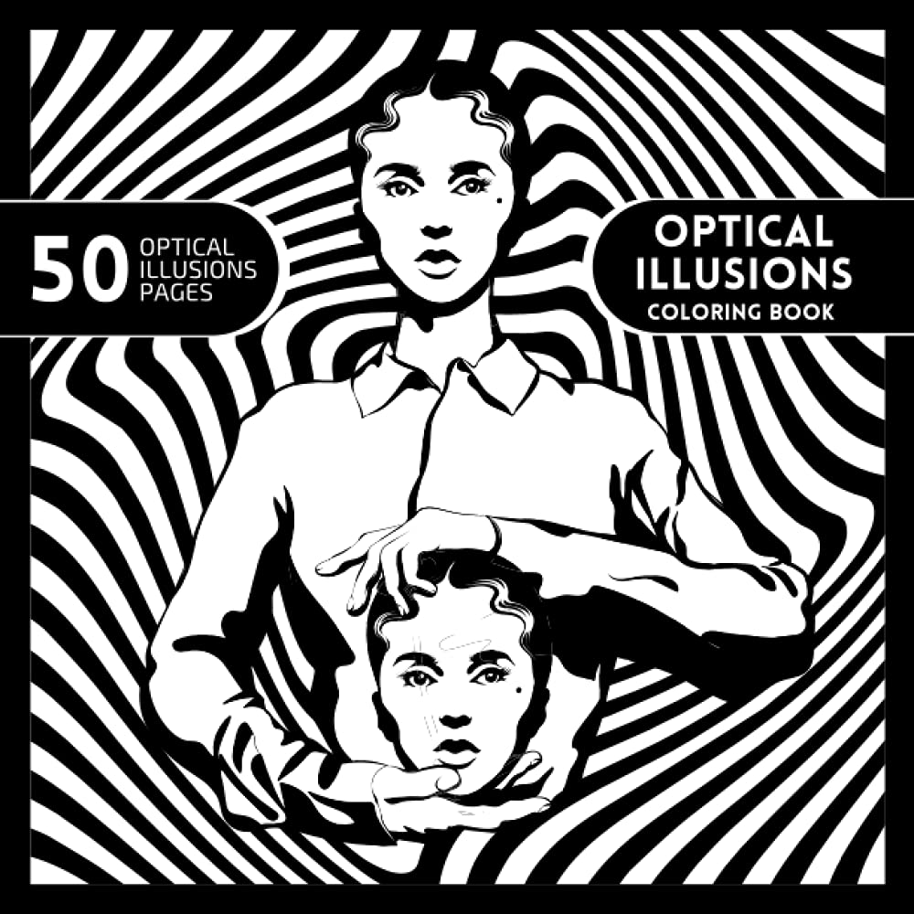 Amazon.com: Optical illusions Coloring Book: For Adults, The Art of ...