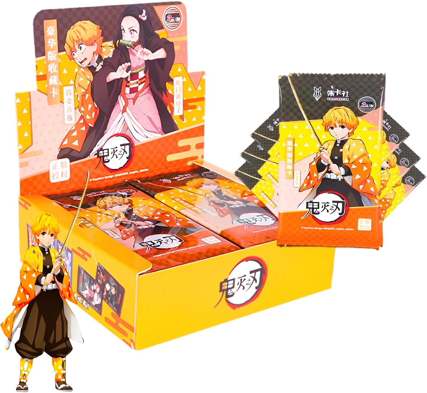 Demon Slayer: Binary Pack, 30 Packs per Box, 5 Collection Cards per ...