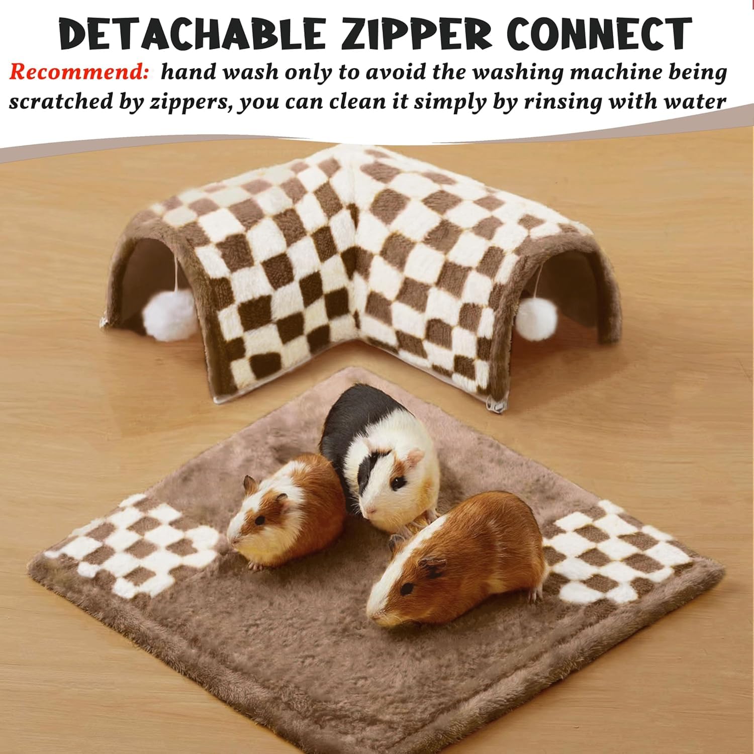 Snapklik.com : Guinea Pig Hideout Tunnel House Large, Removable Cozy ...