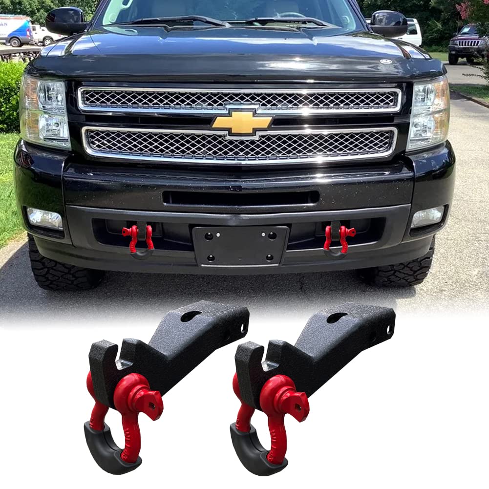 Snapklik.com : Front Tow Hook Mount Bracket And D-Ring Fit 2007-2013 ...