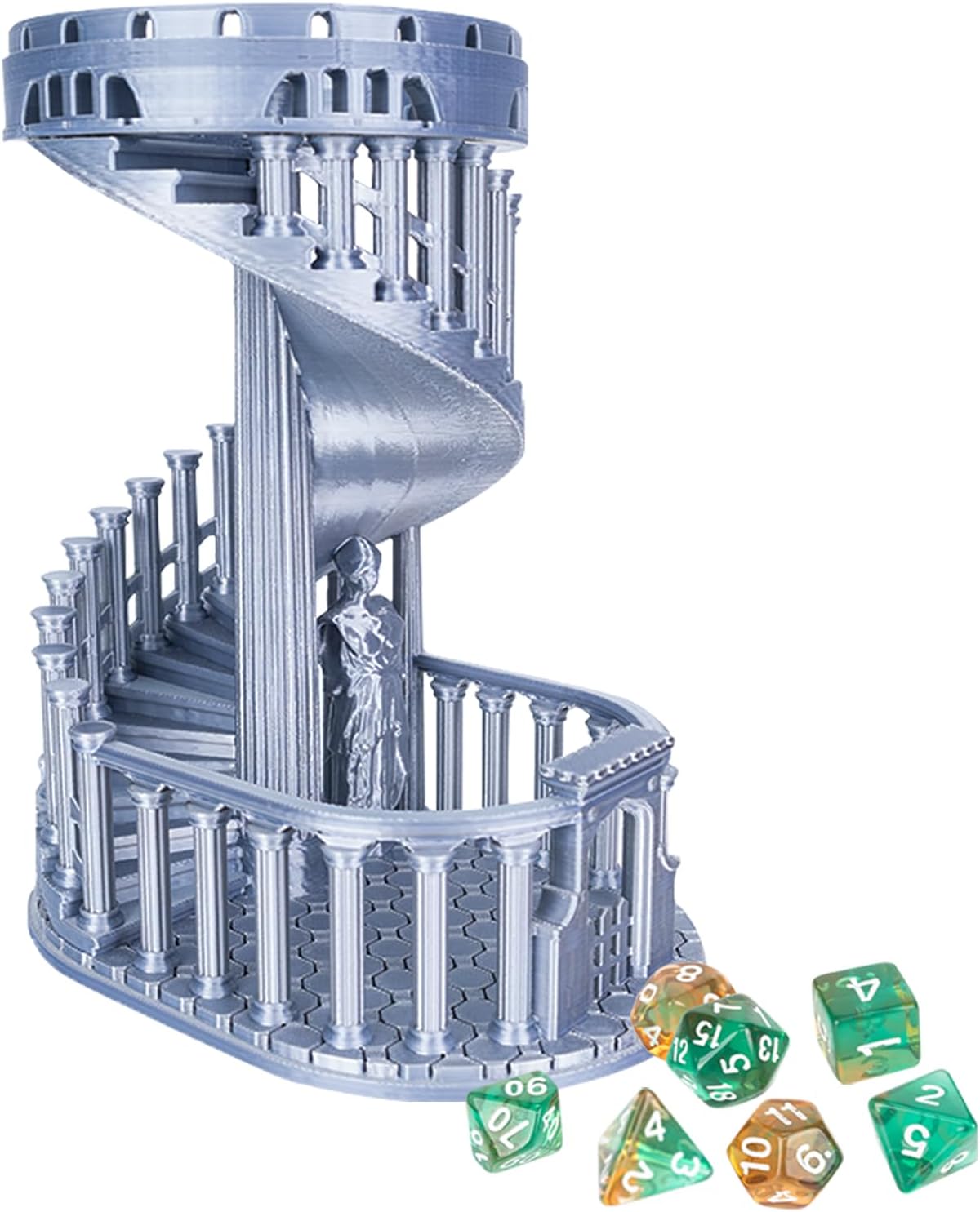 Amazon.com: DND Dice Tower with Tray for Role Playing Game,Dungeons and ...