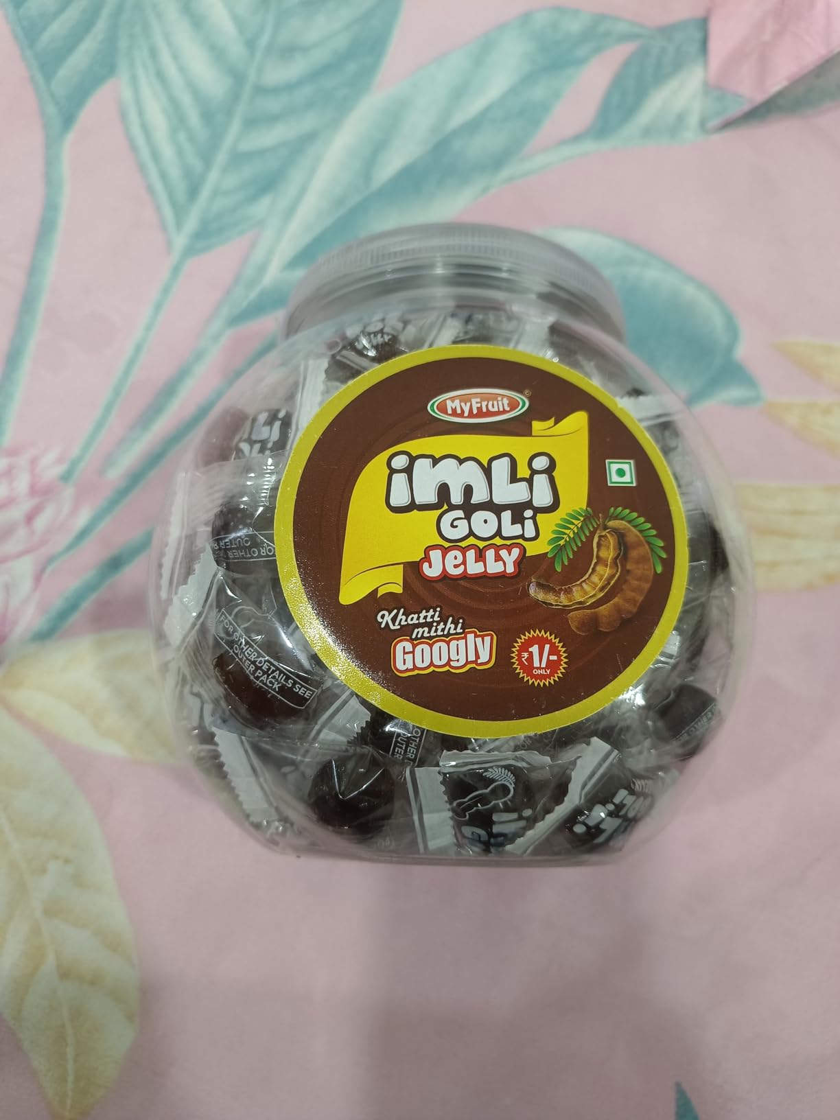 MyFruit Khatti Meethi Googly Imli Goli Jelly | Imli Candy Jar Khatti ...