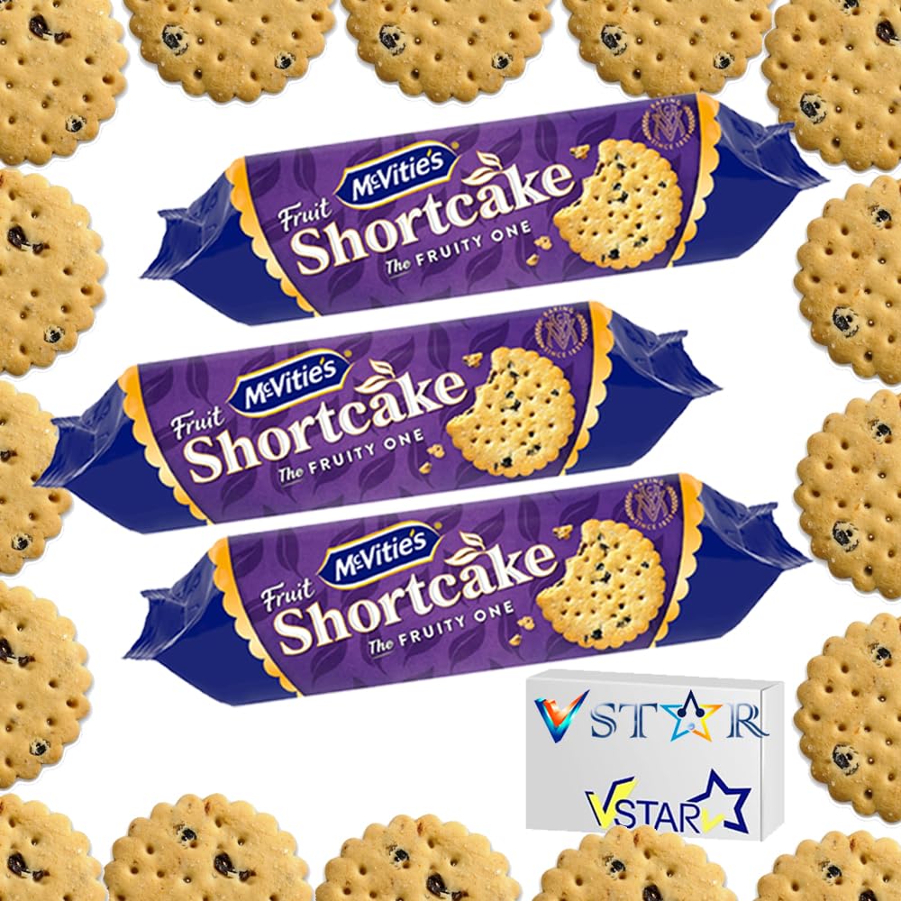 VSTAR McVitie's Fruit Shortcake Biscuits 200g : Amazon.co.uk: Grocery
