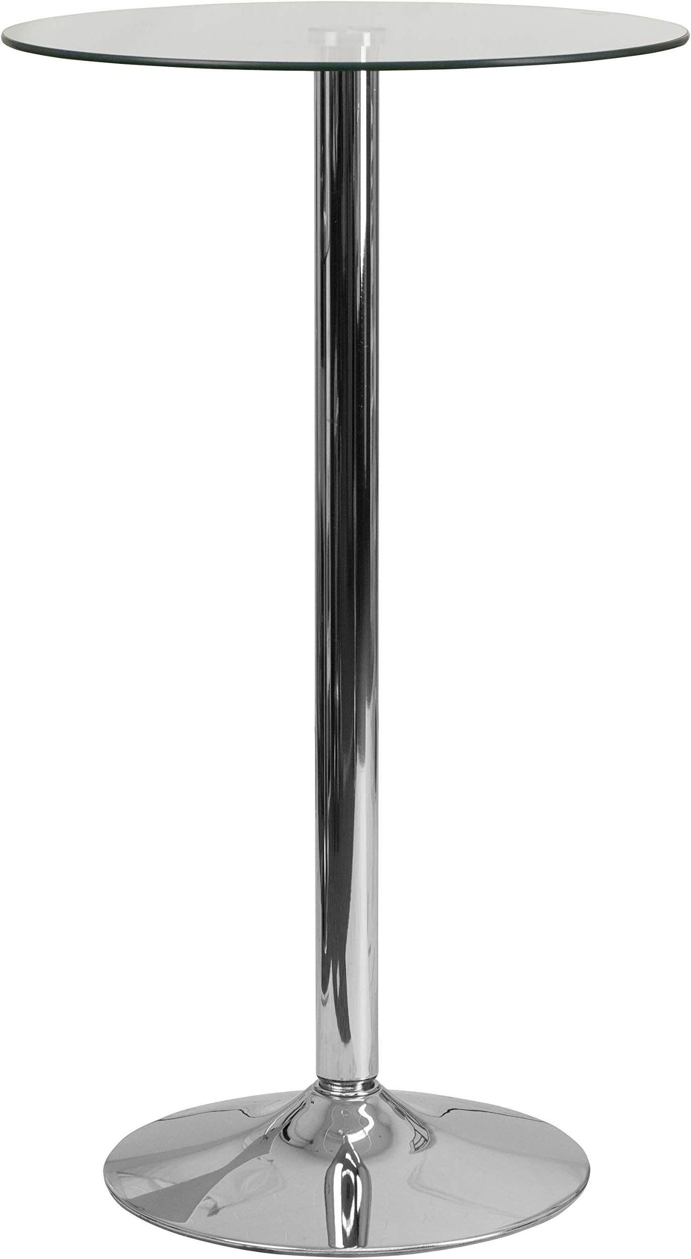 Amazon.com: Powell Furniture Linon Jolie Metal and Glass Pub Table in ...