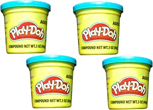 Play-Doh Light Blue (4 Pack) 3 Ounce Cans : Amazon.com.au: Toys & Games