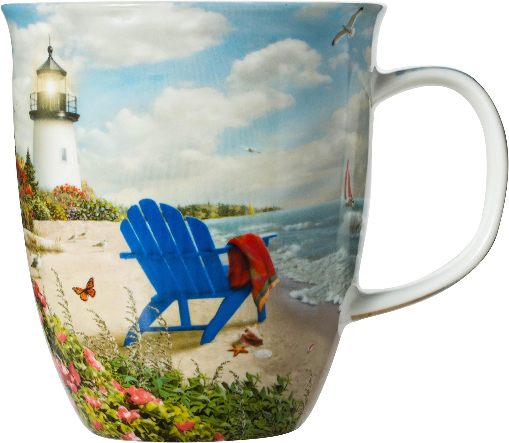 Amazon.com | Cape Shore 15 oz Harbor Mug - Rays of Hope: Coffee Cups & Mugs