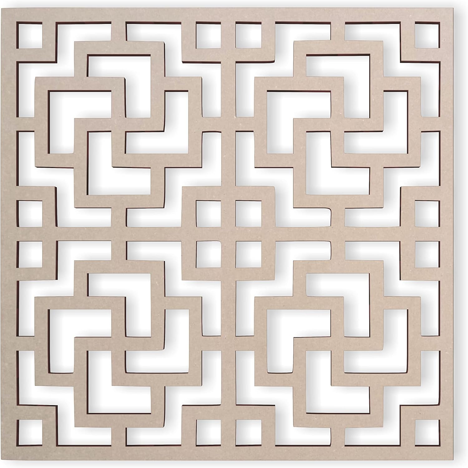 Amazon.com: Wood Aztec Design Fretwork Panel - Mandala Wall Art for ...