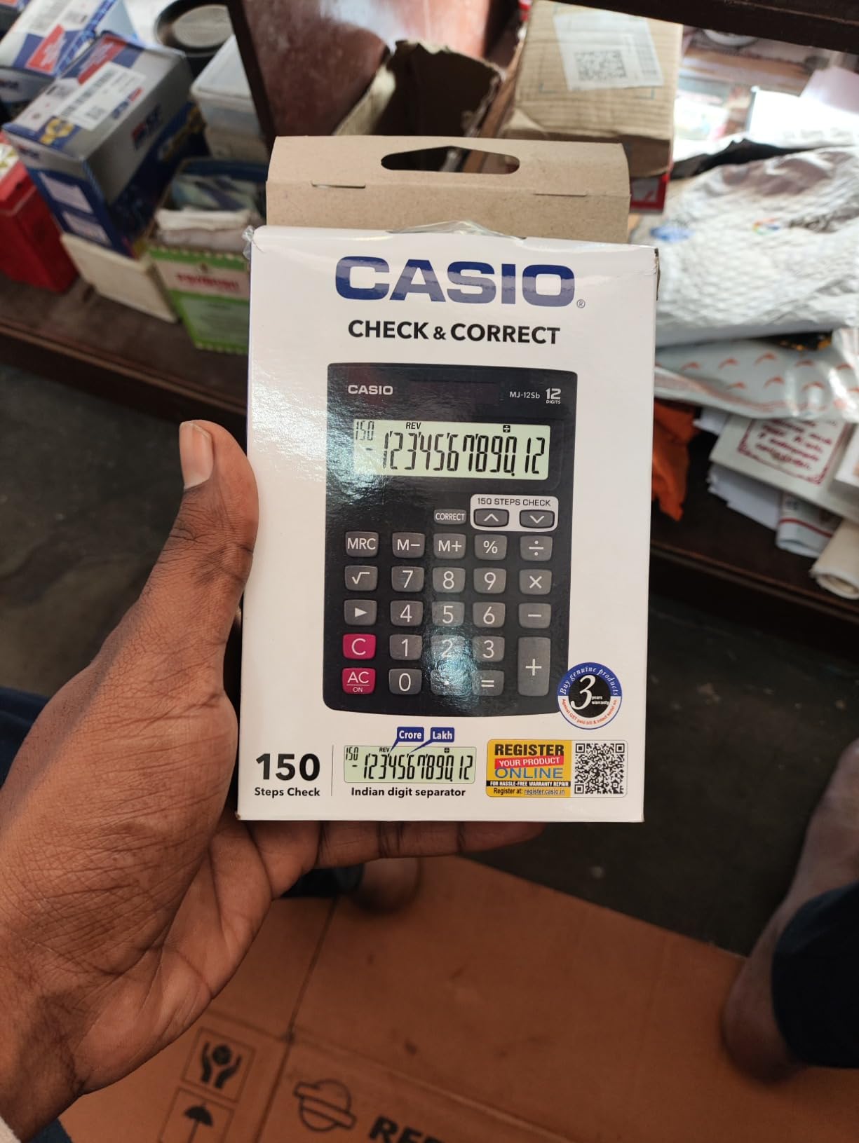 Casio MJ-12Sb Desktop Calculator : Amazon.in: Office Products