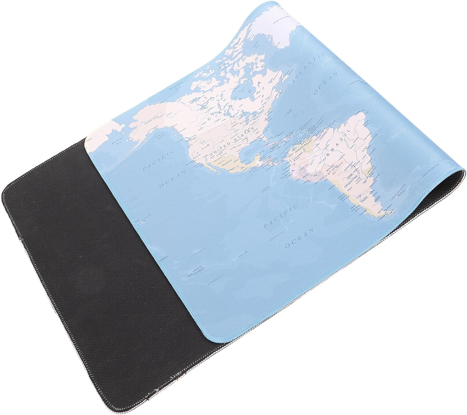 Amazon.com: FUNOMOCYA map mouse pad writing desk cover computer game ...
