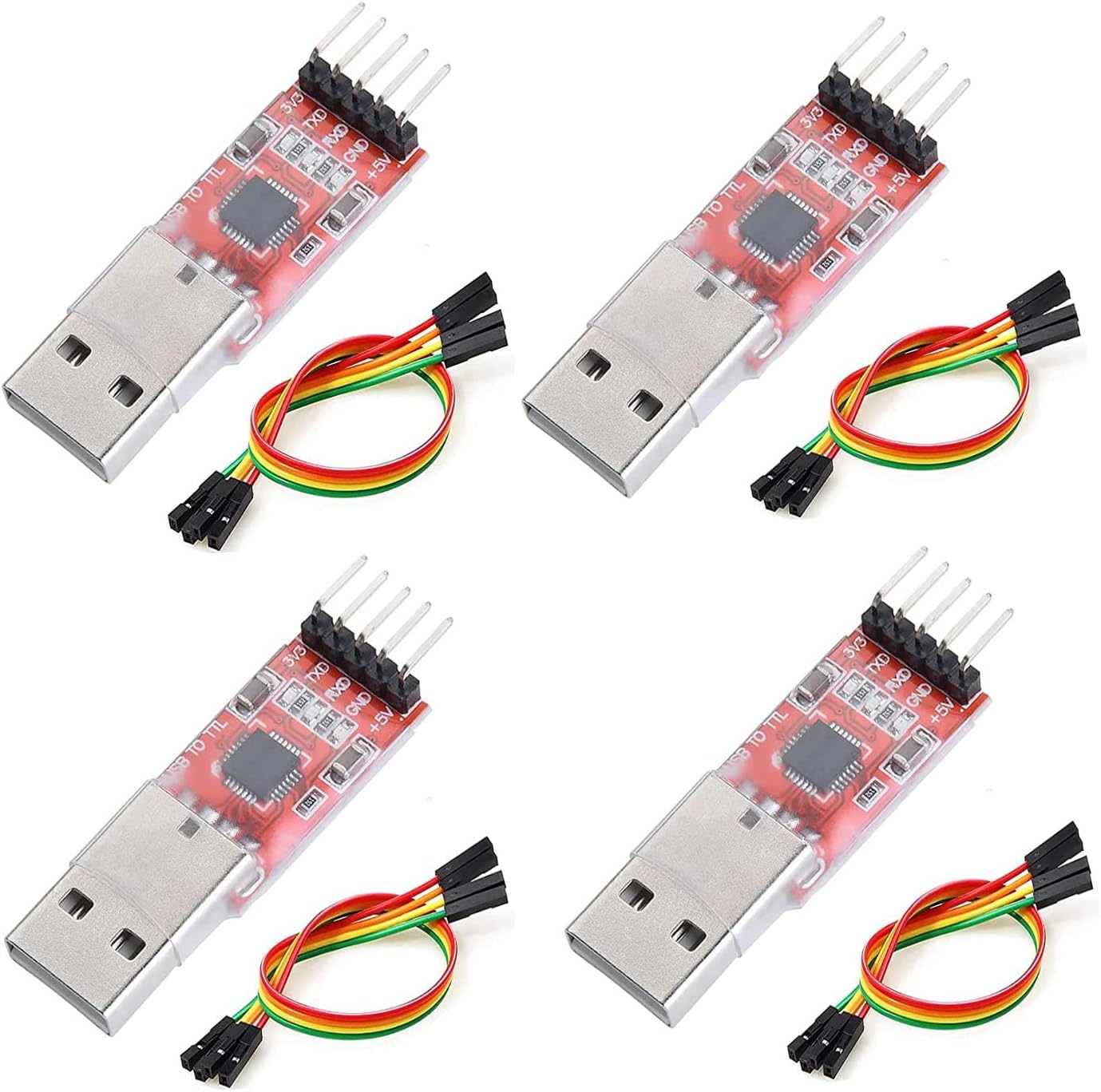 DUBEUYEW Modul USB zu TTL 5PIN Serial Converter Adaptermodul Downloader ...