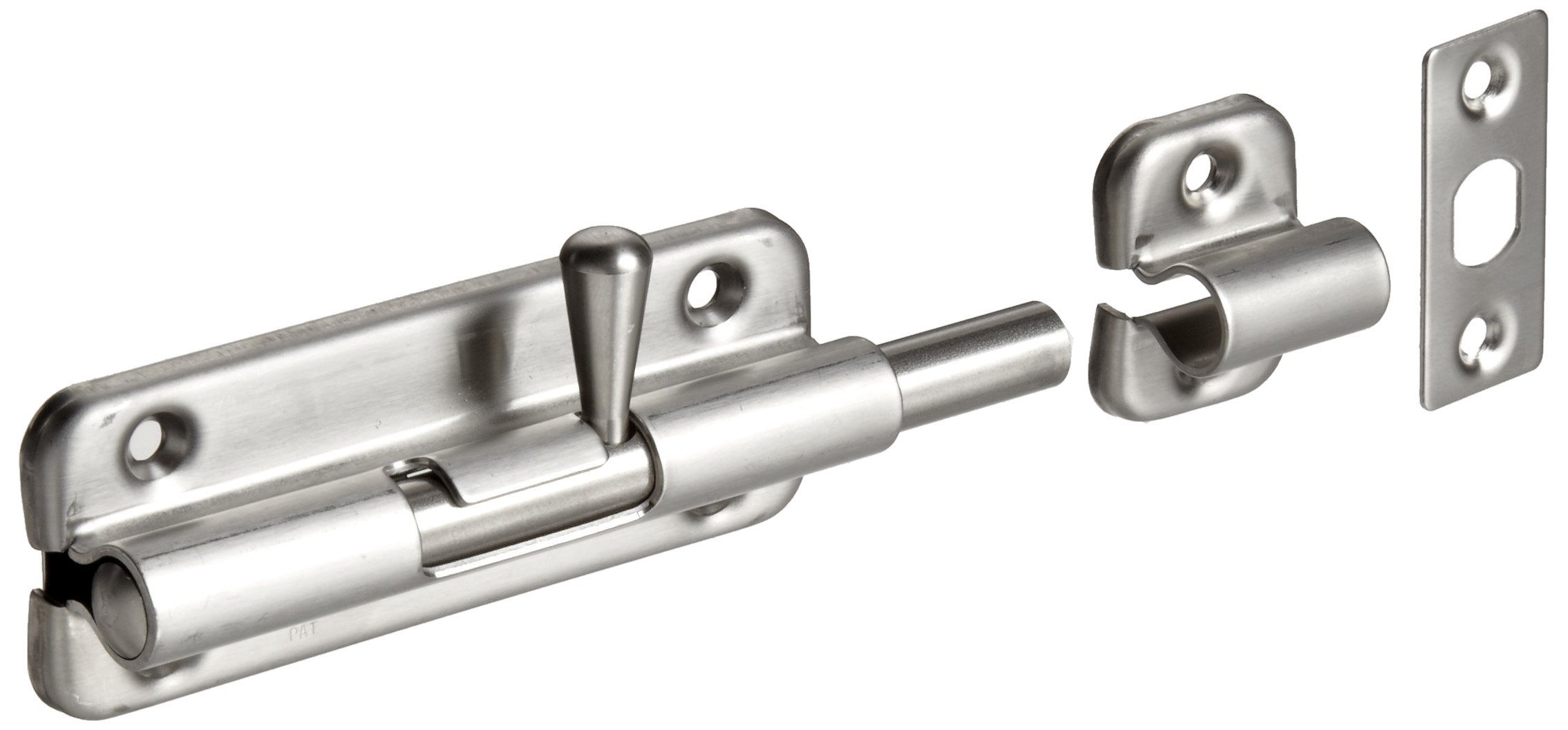 Stainless Steel 304 Spring Loaded Barrel Bolt, Satin Finish, Non ...