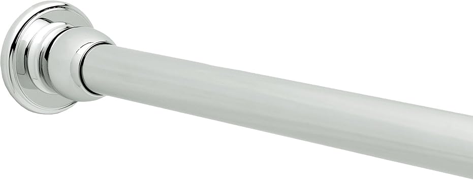 Amazon.com: Ginger 2739B/PC Shower Rod Brackets Pair, Polished Chrome ...