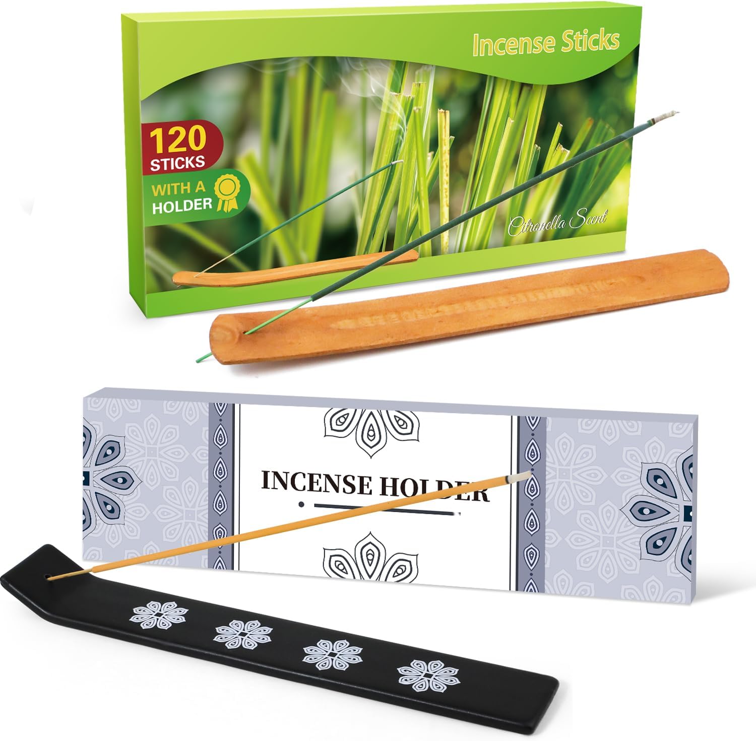 Amazon.com: Incense Sticks Citronella Incense Stick Lemongrass Sticks ...