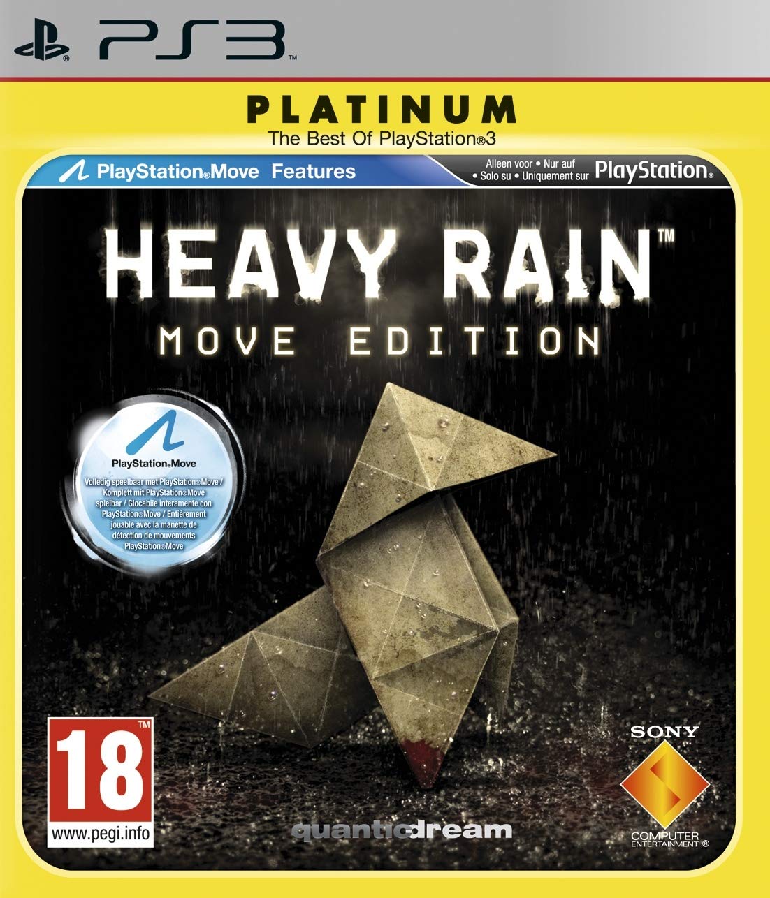 Amazon.com: PS3 - Heavy Rain Move Edition - Platinum - [PAL EU] : Video ...
