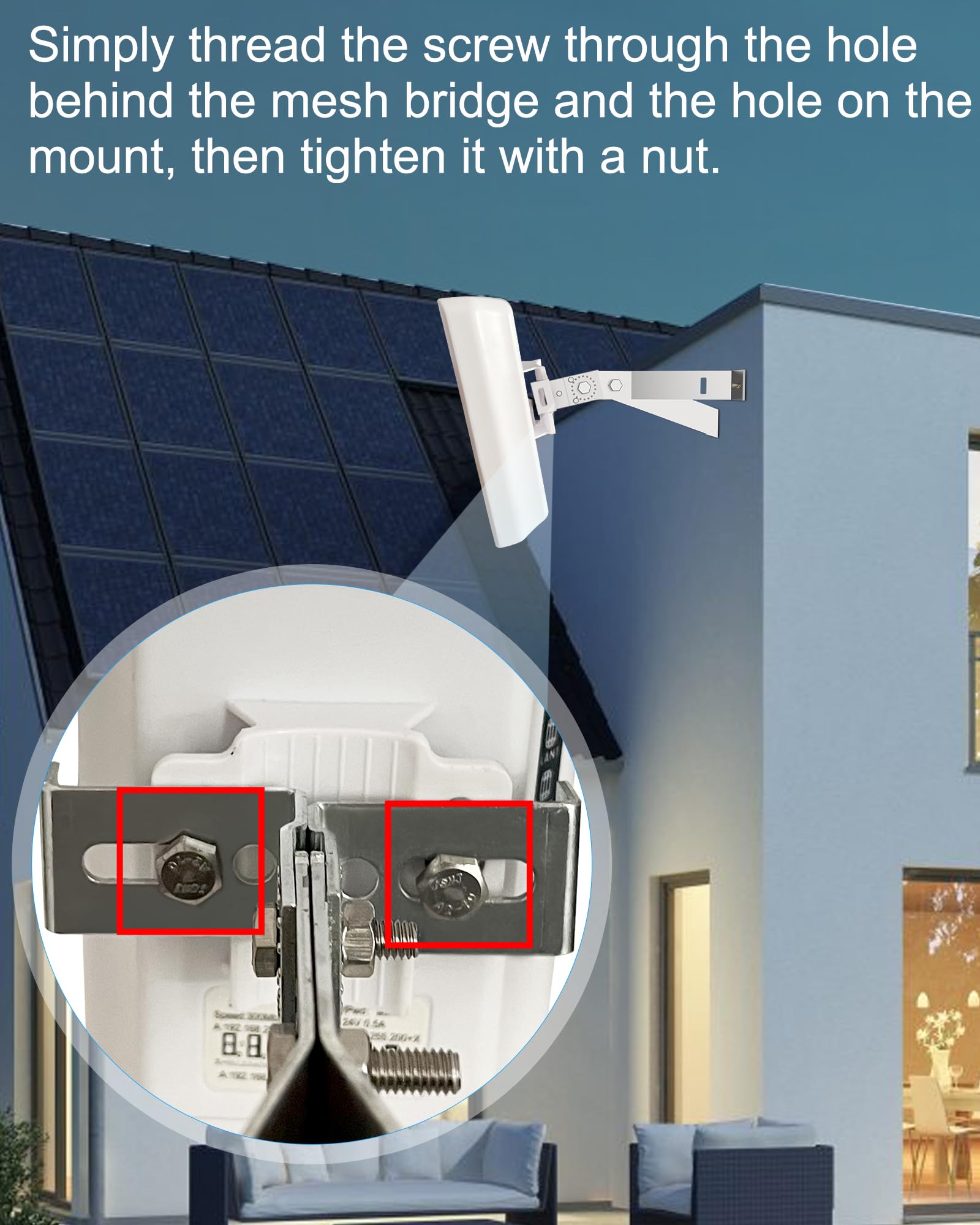 Snapklik.com : 7" Heavy-Duty Wall Mount Bracket 3-Leg Design