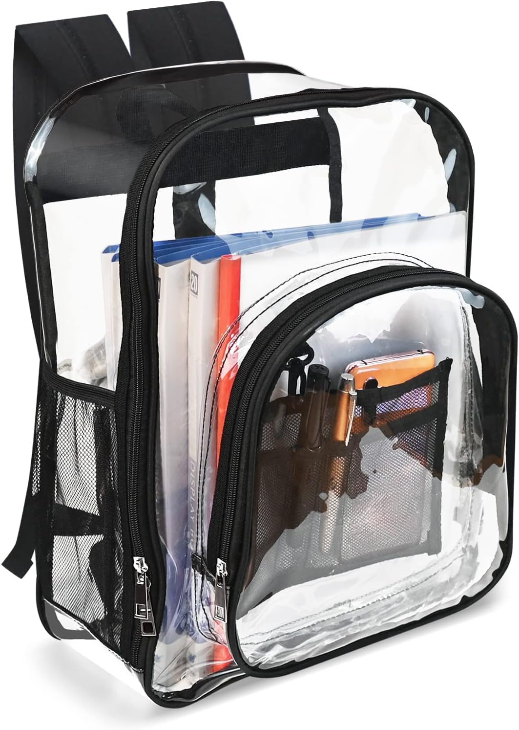 Amazon.com : KingBig Clear Backpack Heavy Duty PVC Transparent Backpack ...