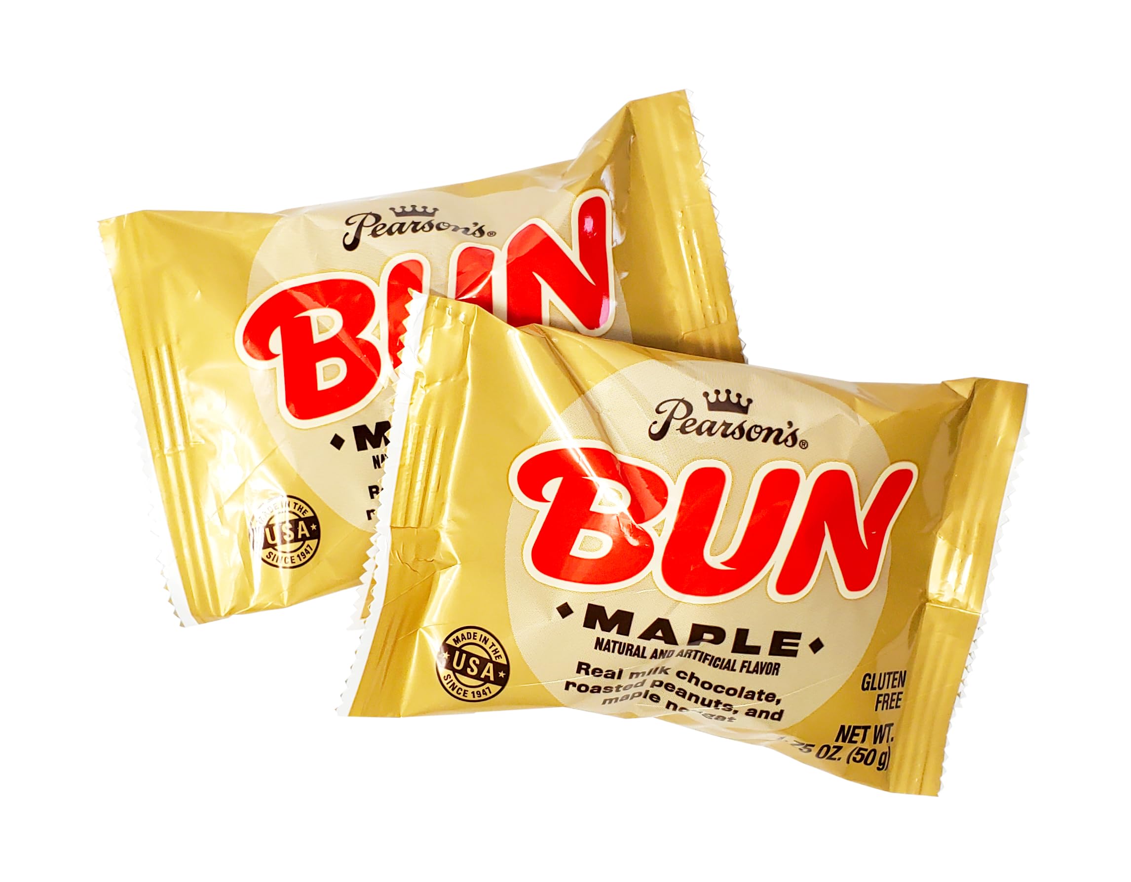 Snapklik.com : Pearsons Maple Bun Cluster Bar, Milk Chocolate & Peanuts ...