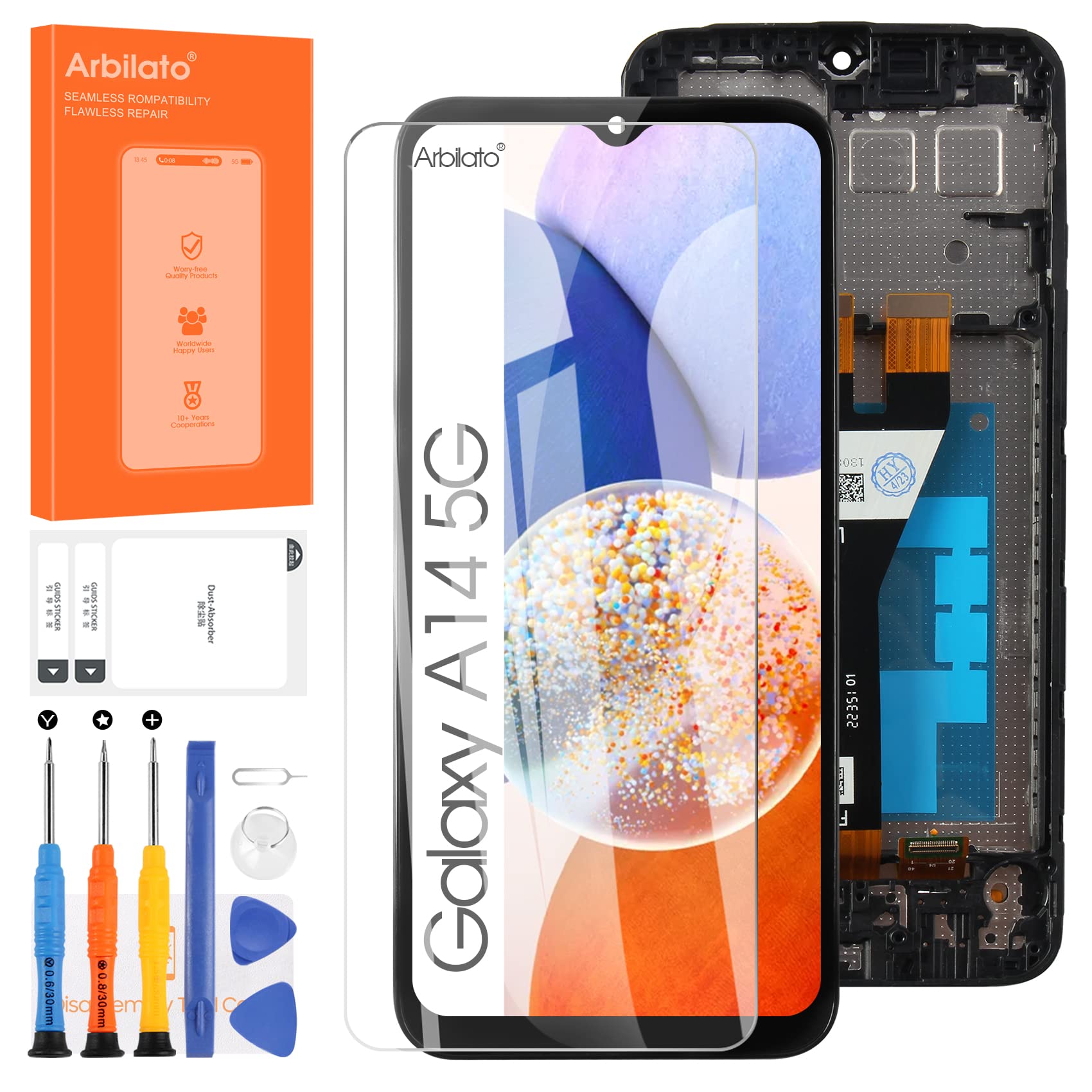 Amazon.com: Pantalla LCD para Samsung Galaxy A14 5G Reemplazo de ...