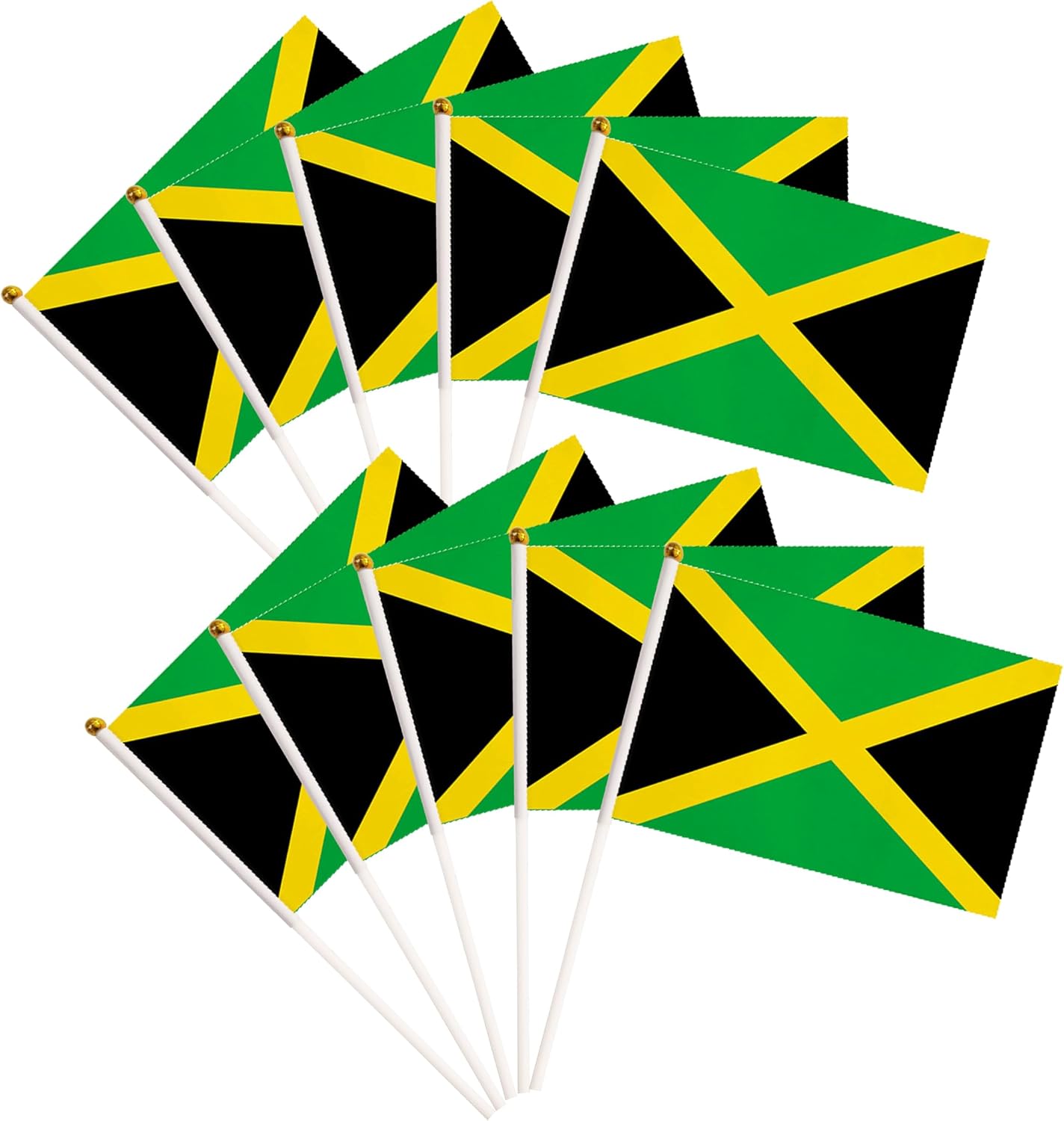 Amazon.com : 50 Pack Jamaica Jamaican Small Mini Hand Held Jamaica ...