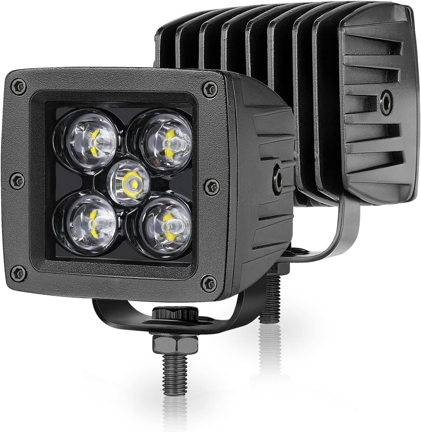 Amazon.com: OFFROADTOWN 2PCS 100W 5 Inch CREE LED Pods, Spot Beam ...