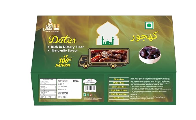 Snacklorry Gourmet Omani Dates 1 kg | All Natural | No Preservatives ...