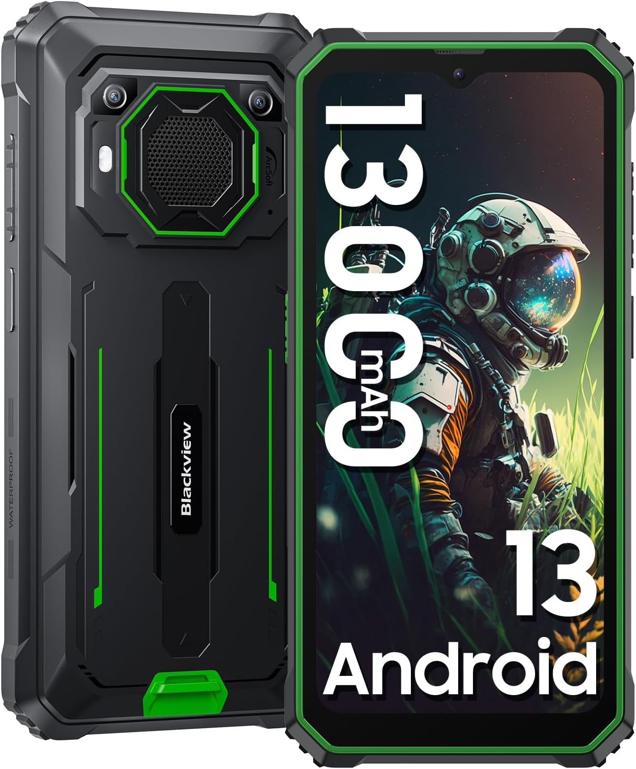 Blackview BV6200 13000mAh Outdoor Handy Ohne Vertrag, 98db Lautsprecher ...