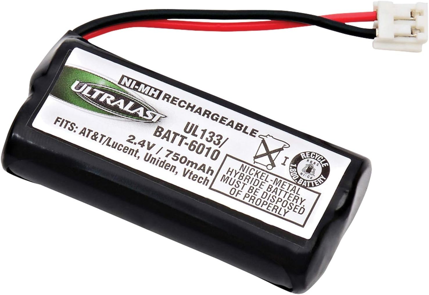 Amazon.com: BATT-6010-T-T104 BATTERY 2.4V 700maH NIMH : Electronics
