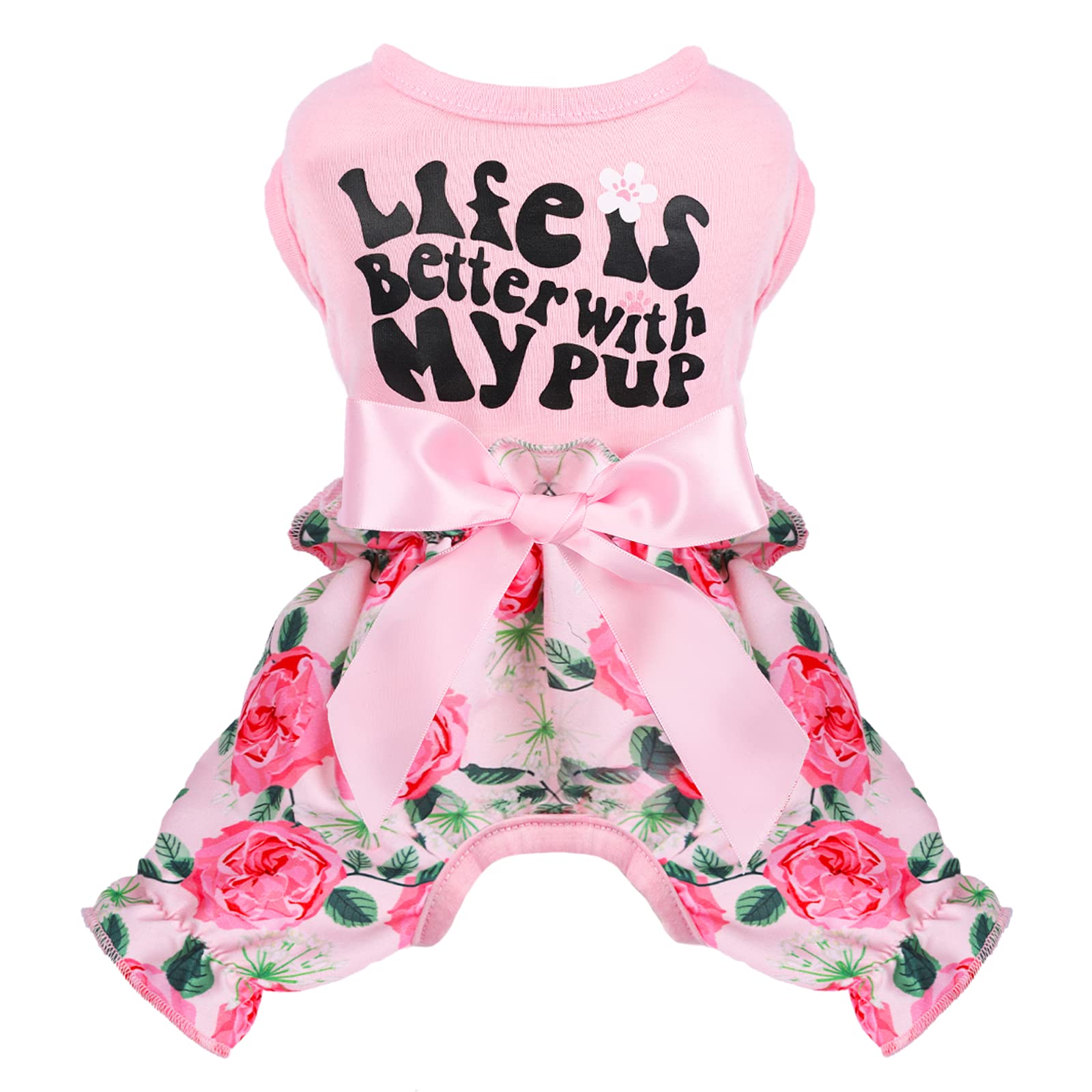 Dog Pajamas for Small Dogs Boy Girl, Cute Chihuahua Clothes, Summer ...