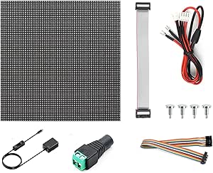 Amazon.com: RGB Full-Color LED Matrix Panel, 64x64 Pixels, 3mm Pitch ...