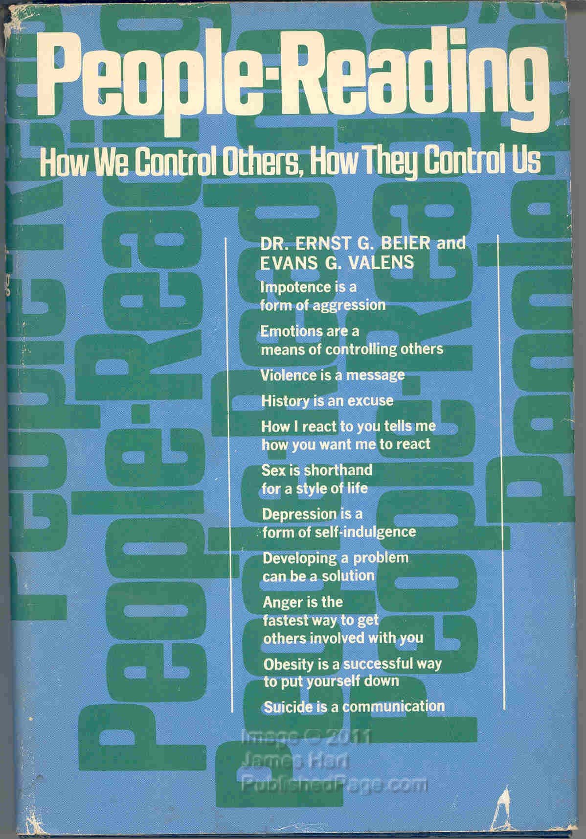 People Reading, How We Control Others, How They Control Us: Beier, Dr ...