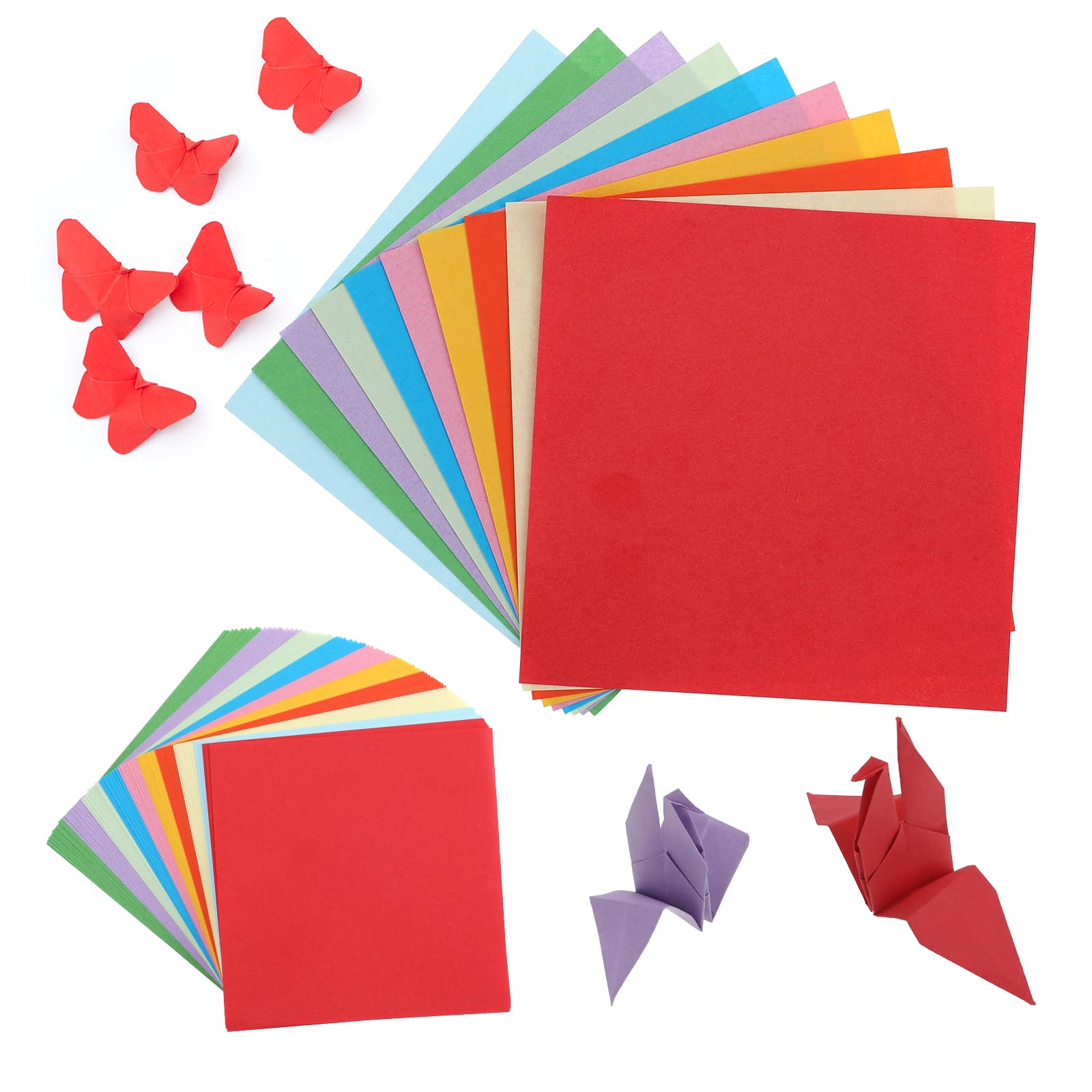 Amazon.com : JJUNW 200 Pcs Origami Scrapbook, Paper Airplane Paper ...