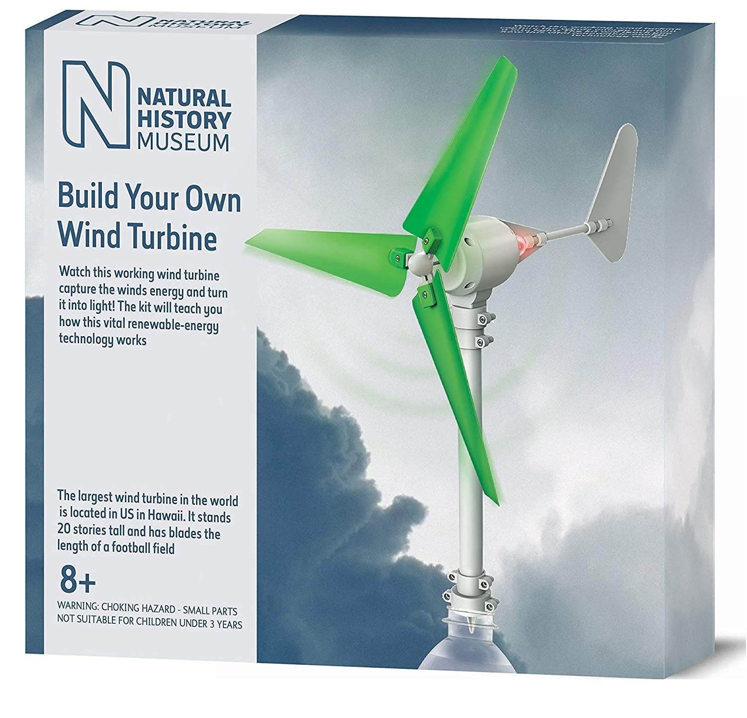 Natural History Museum Build Your Own Wind Turbine : Amazon.co.uk: Toys ...