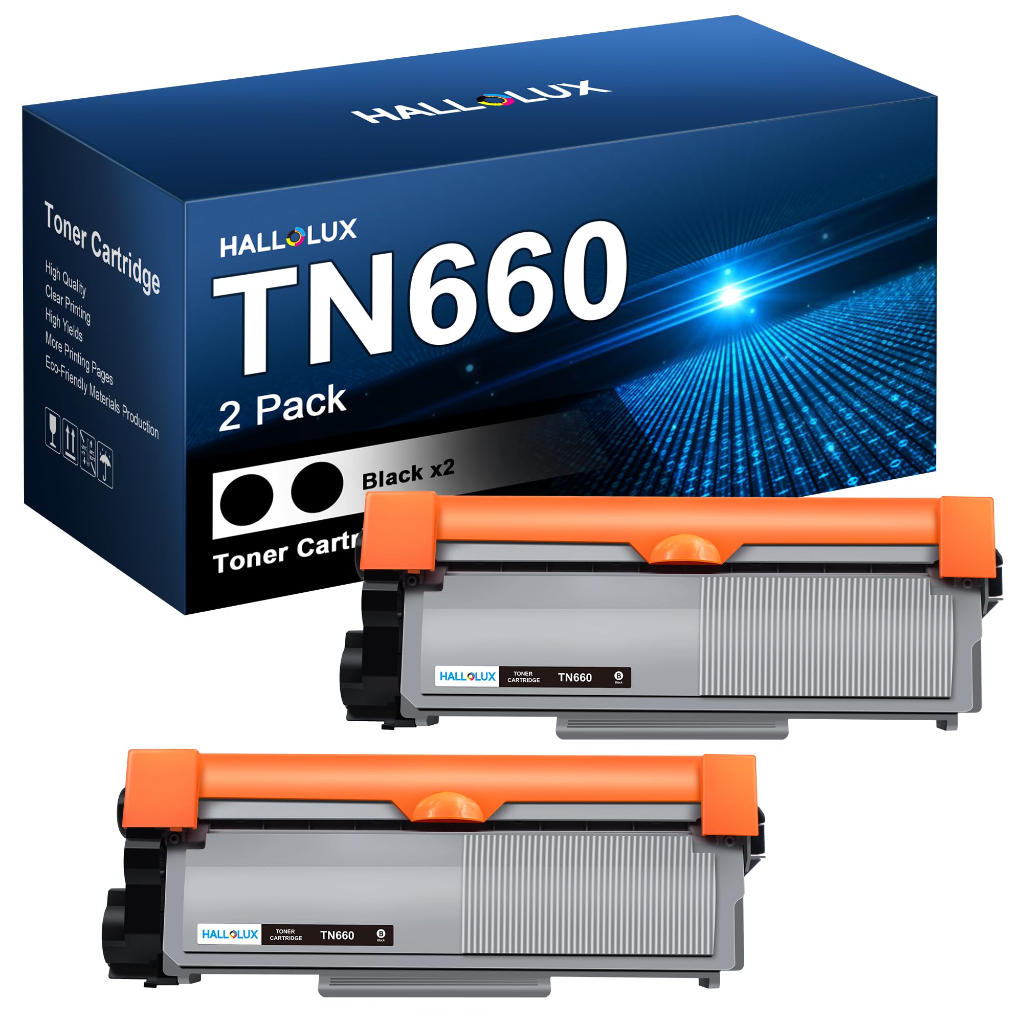 HALLOLUX TN660 TN-660 TN630 TN-630 Toner Cartridge High Yield ...