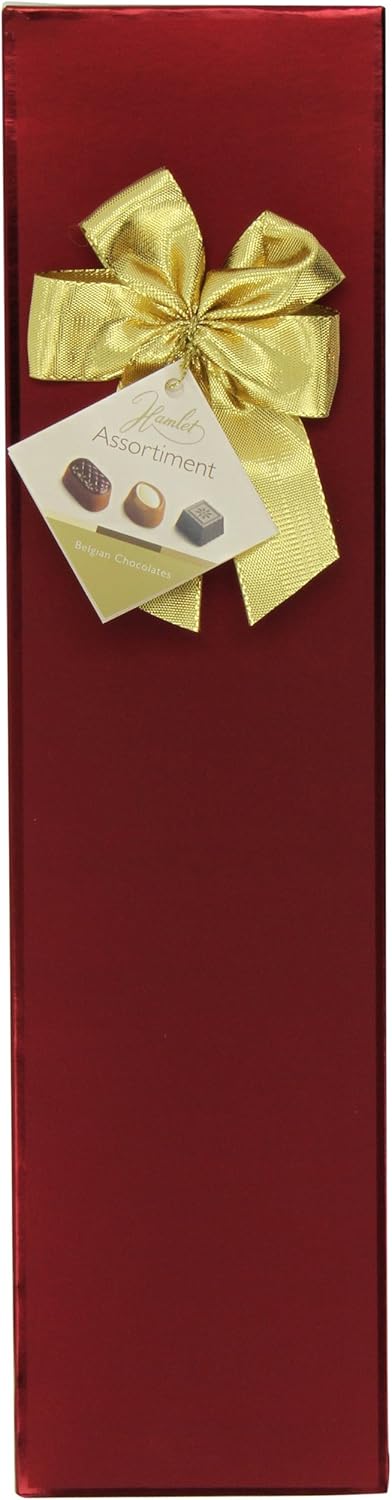 Hamlet Belgian Chocolates in a Long Red Box with Bow 250 g : Amazon.co ...
