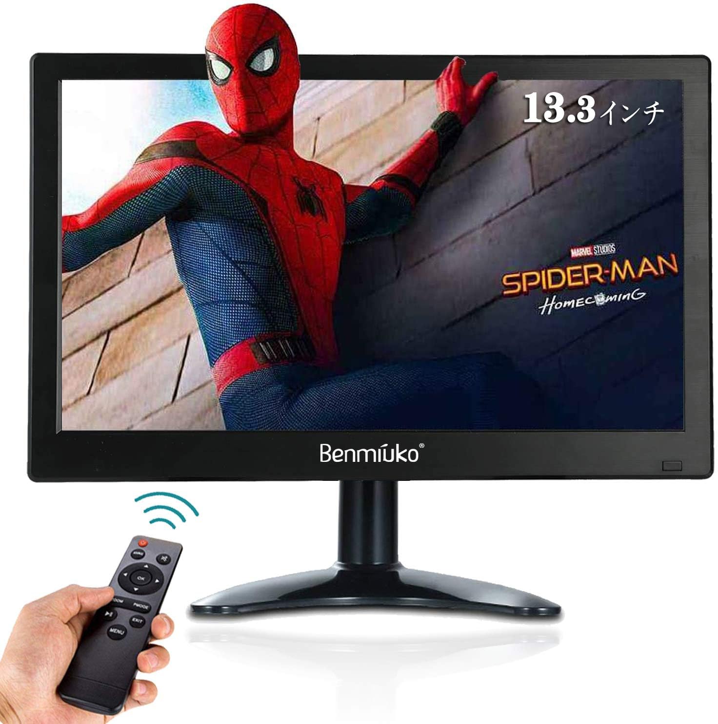 Amazon.com: Benmiuko 13.3 inch Small CCTV Monitor IPS HDMI Monitor ...