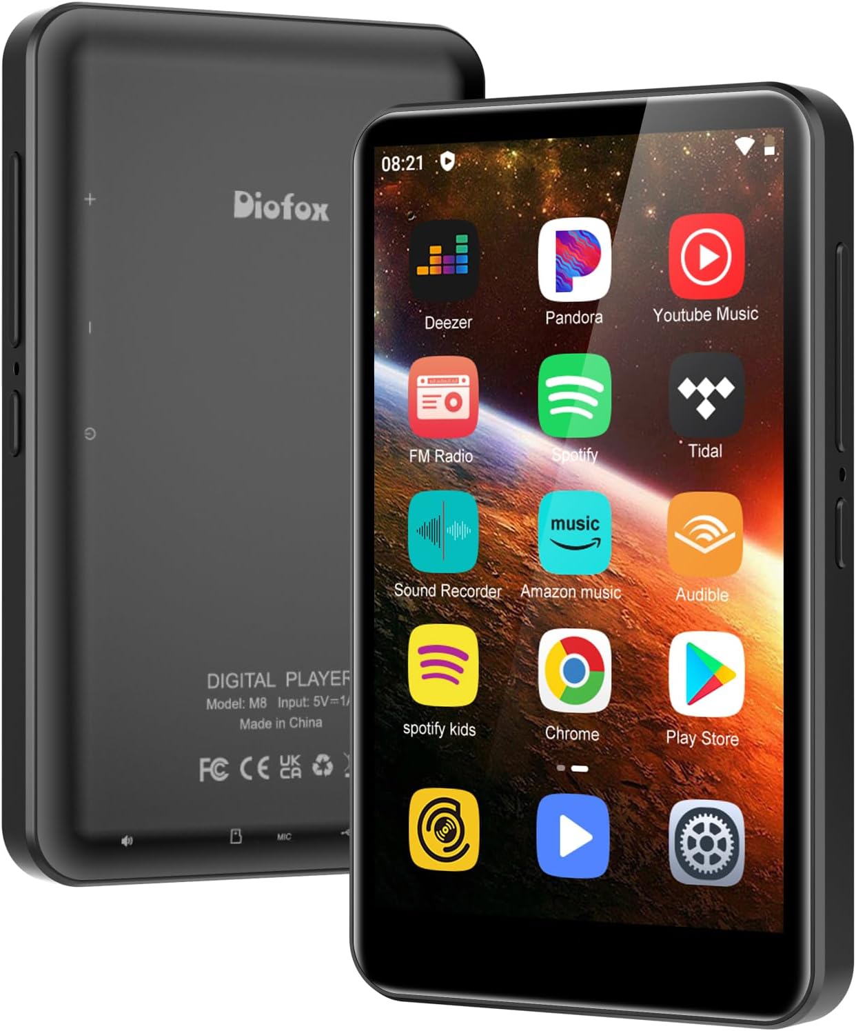 Amazon.com: 80GB Music Player, Mp3 & Mp4 Player with Bluetooth and WiFi ...