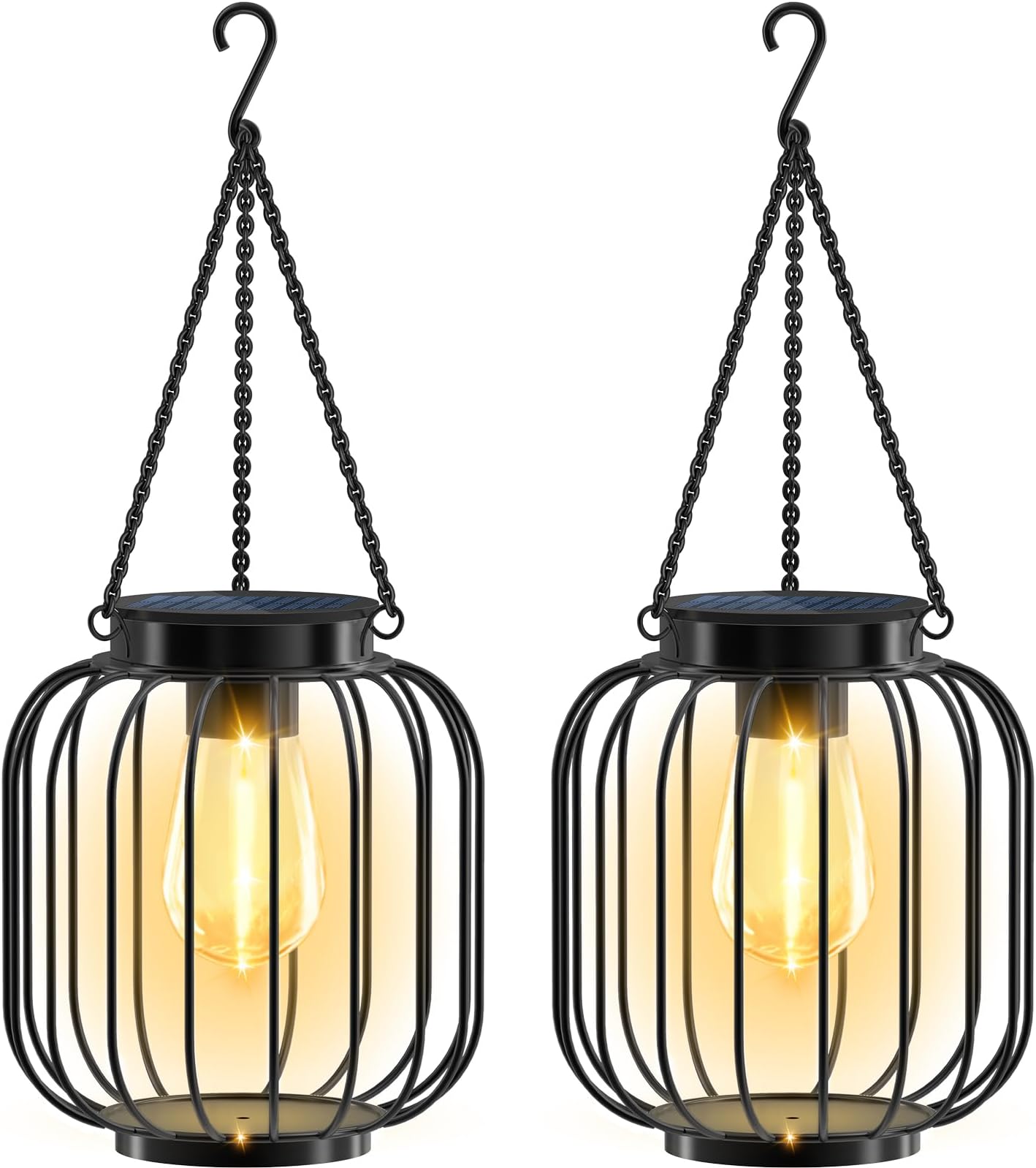 Amazon.com: Solar Lanterns Outdoor Hanging - Sunwind LED Garden Table ...