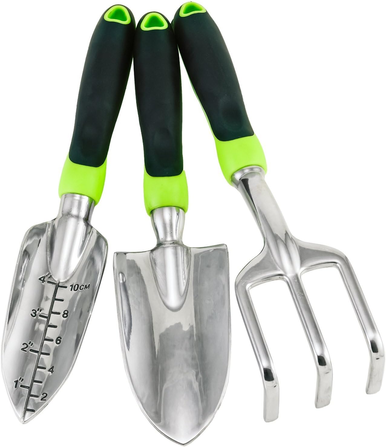 Amazon.com : Gardening Tool Set - 3 Piece Ergonomic Aluminum Urban ...
