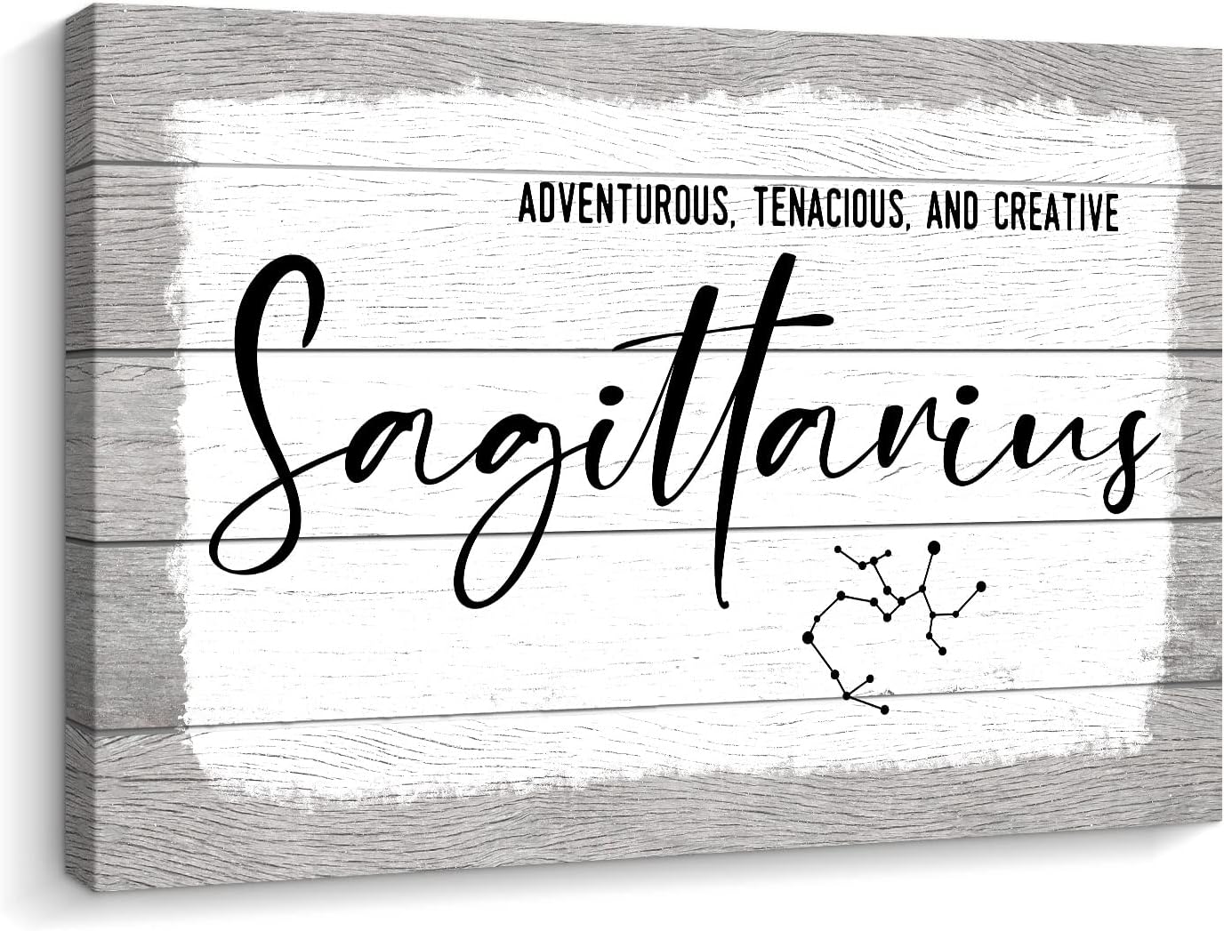 Amazon.com: Pinetree Art Sagittarius Birthday Gift Constellation Canvas ...