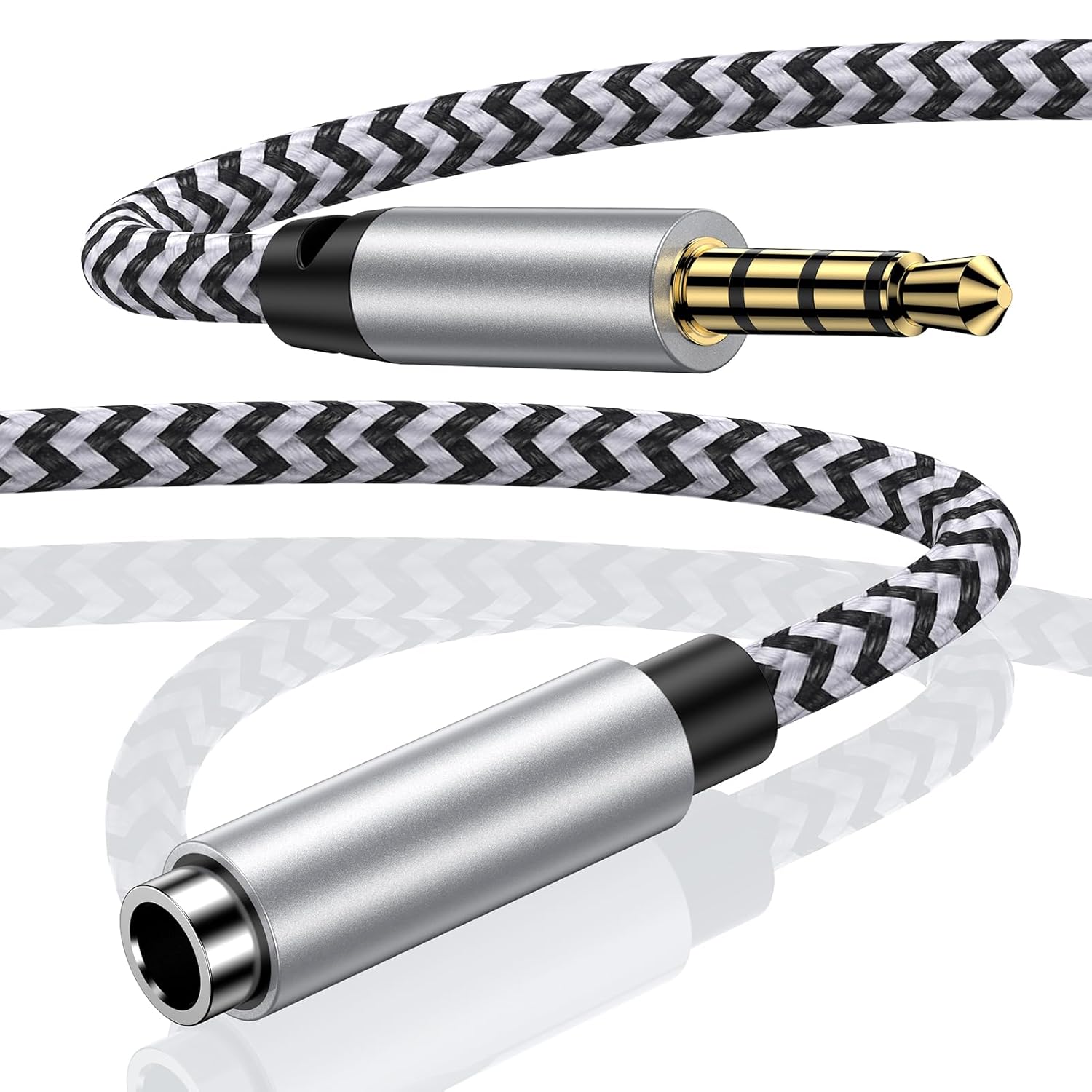 Amazon.com: 3.5mm Aux Extension Cable 6FT Auxiliary Male to Female ...