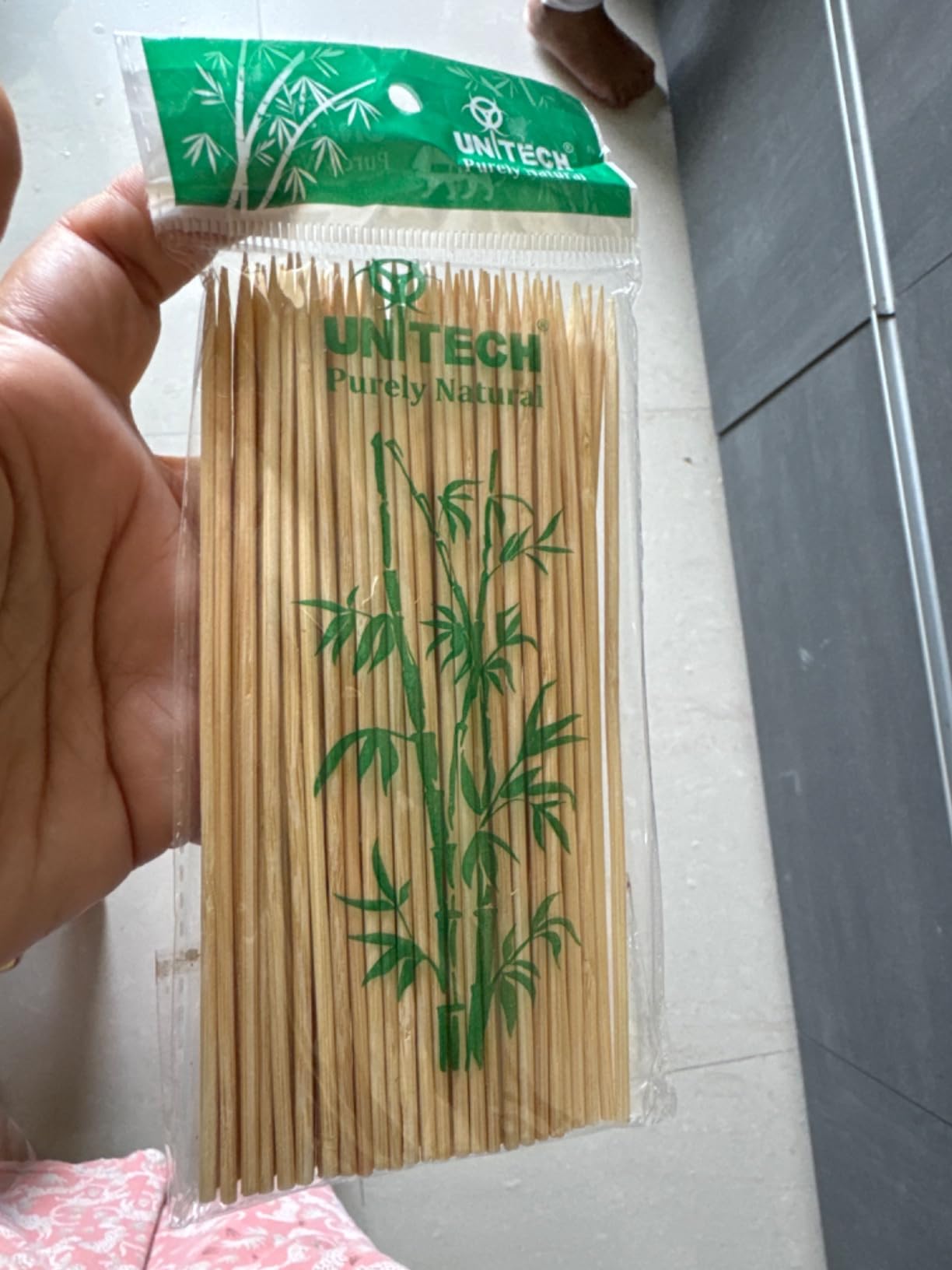 DecorRack Natural Bamboo Skewer Sticks, Natural Wooden Barbecue Kabob ...