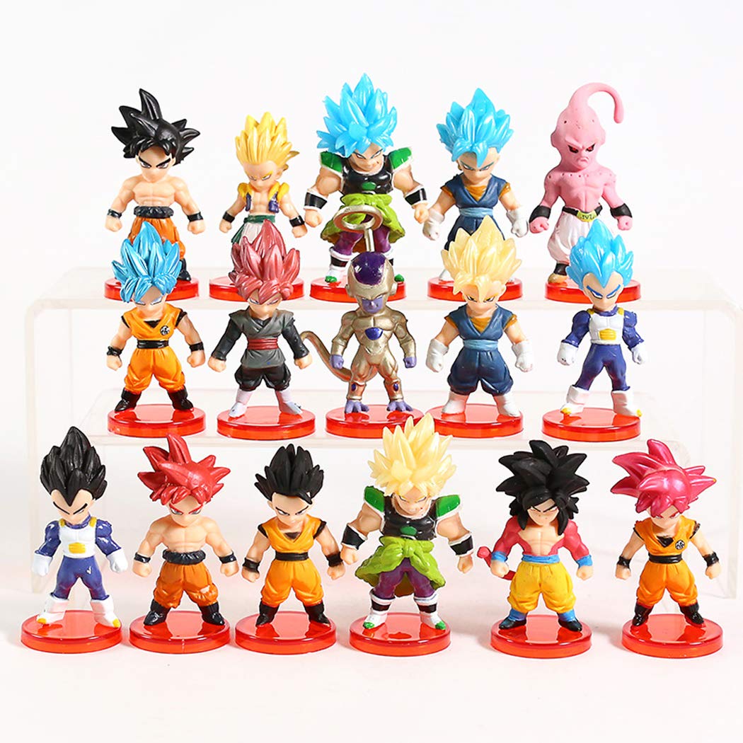 Buy Lot of 16 Dragon Ball DBZ DBS DB GT PVC Figures Goku Gotenks Broly ...