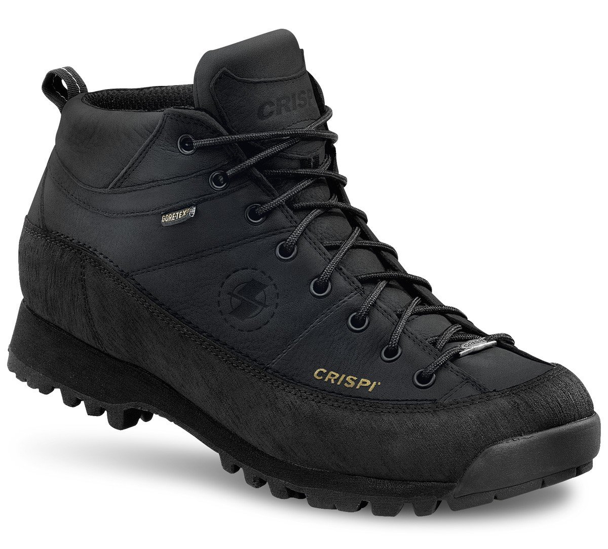 CRISPI Monaco GTX Boot Men's Black, Size 11.5 UK, Gore-Tex, Ankle, Water Resistant, Rubber Sole ...