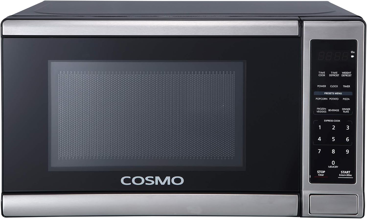 Amazon.com: Cosmo COS-07CTMSSB Compact Countertop Microwave Oven with ...