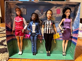 Amazon.com: Barbie Career of The Year Doll Set with 4 Sport ...